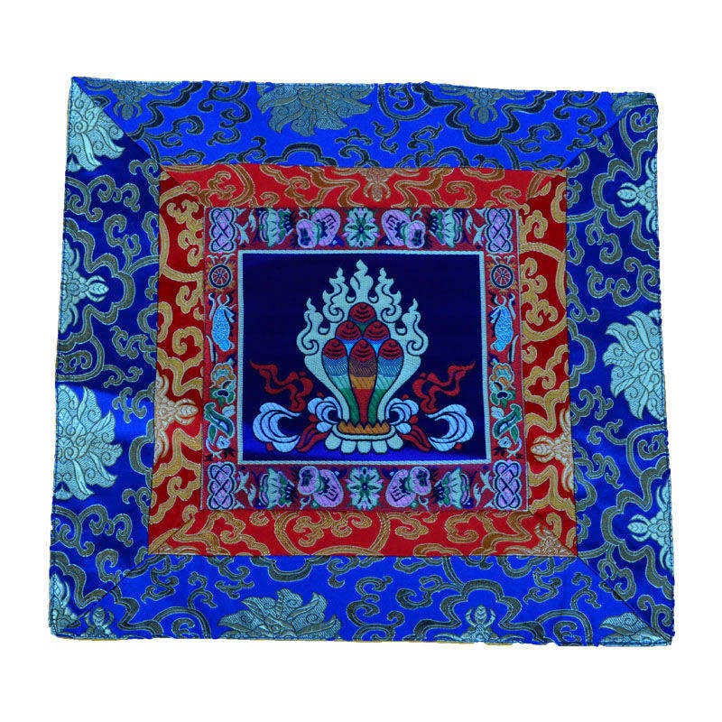 Prayer Altar Mat Meditation Strength Endless Knot Vajra Man-Bcu Kalach ...